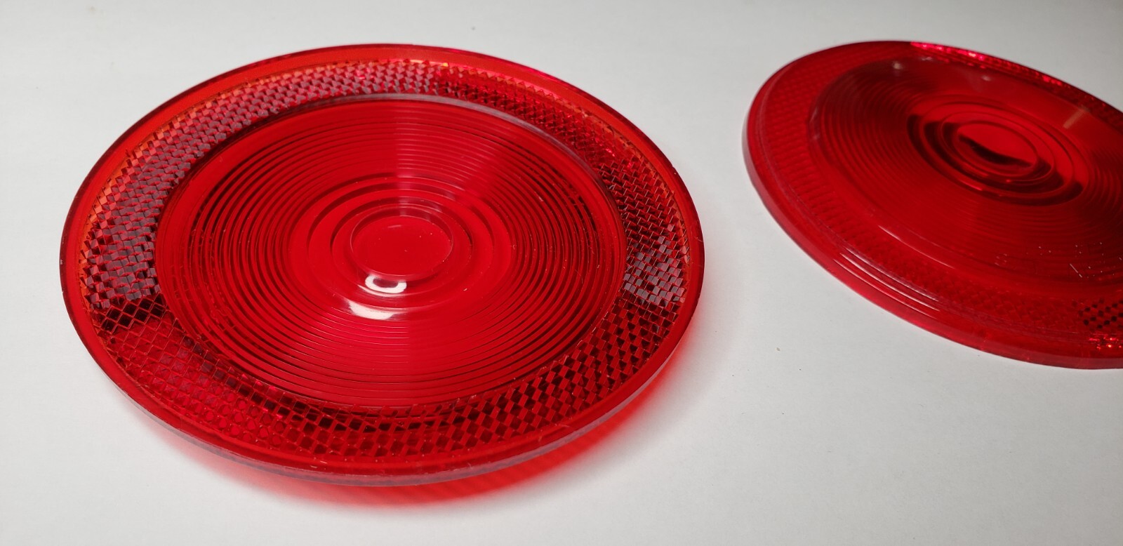 Pair KD-LAMP CO Universal Tail Light Trailer Camper Red Brake Lens ...