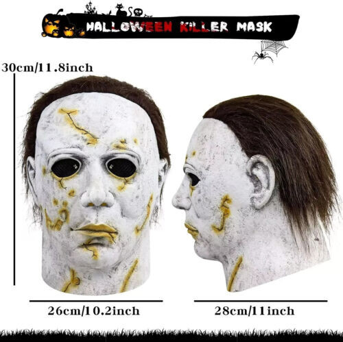 Michael Myers Mask for Kids Halloween Killer Mask Scary Creepy Horror ...