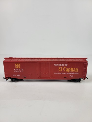 Vintage SANTA FE Box Car 49277 A.T.S.F. "The Route of El Capitan" | eBay