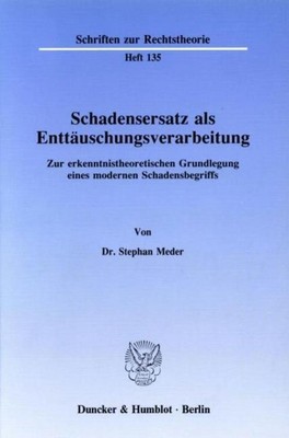 Schadensersatz als Enttäuschungsverarbeitung., Stephan Meder | eBay.de