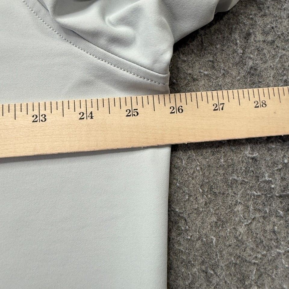 Peter Millar 1/4 Zip Pullover Men XL Gray Perth Performance Long Sleeve ...