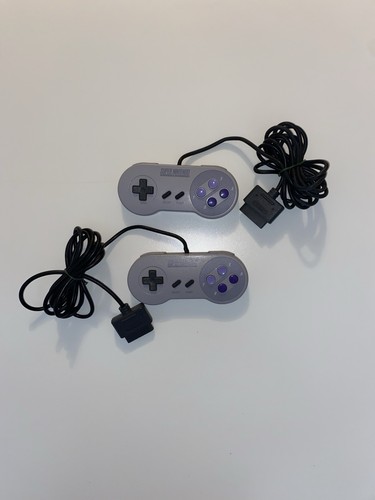 SNES Super Nintendo Game Controllers (2) - *Untested* | eBay