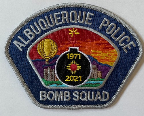Albuquerque Police Department Bomb Squad 50th Year Shoulder Patch | eBay