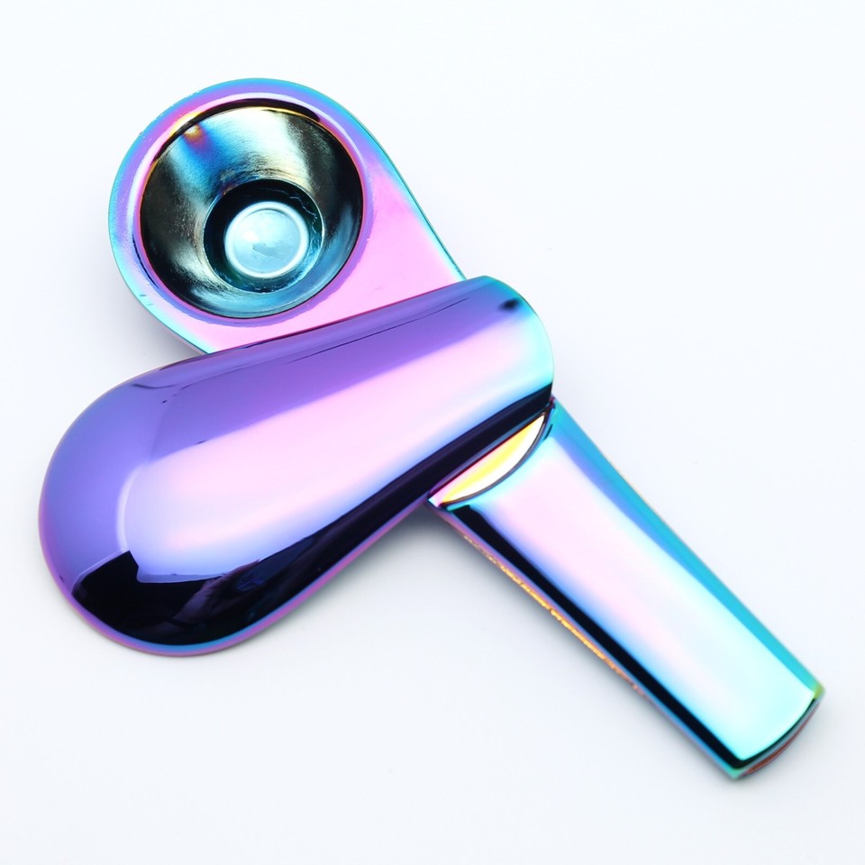 3.8" Metal Smoking Pipes Magnetic Lid Zinc Alloy Smoke Bowl Tobacco ...