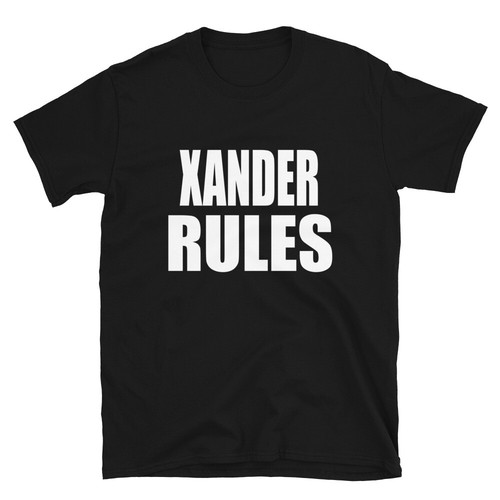 Xander Rules Son Daughter Boy Girl Baby Name TShirt | eBay