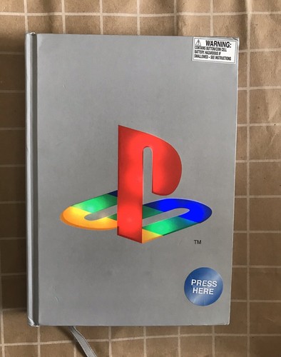 Sony Playstation Light-Up Hardcover Notebook Journal- Has Creases ...