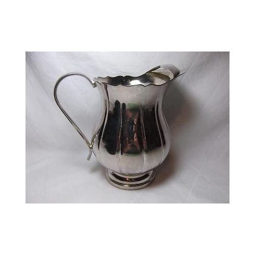 Vtg Jack Shepard Sheffield Silver Co Pitcher 3505 plate USA ice guard 7 ...