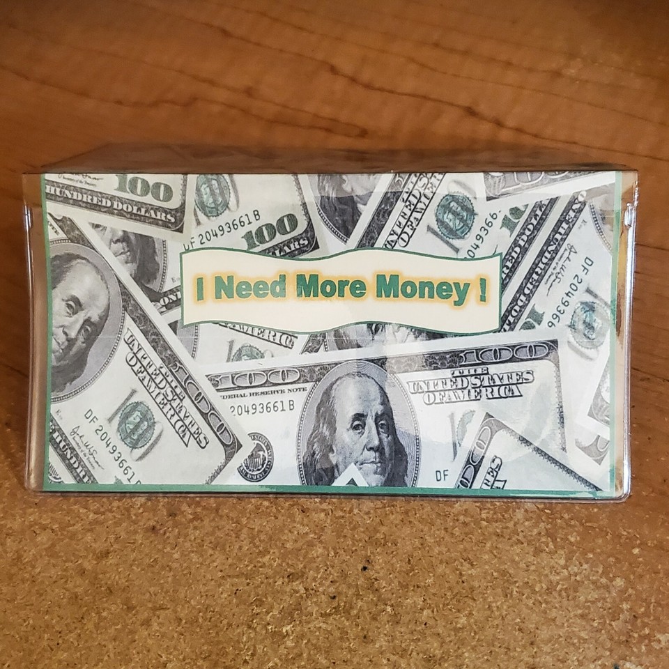 I need money funny VINYL Checkbook Cover | eBay