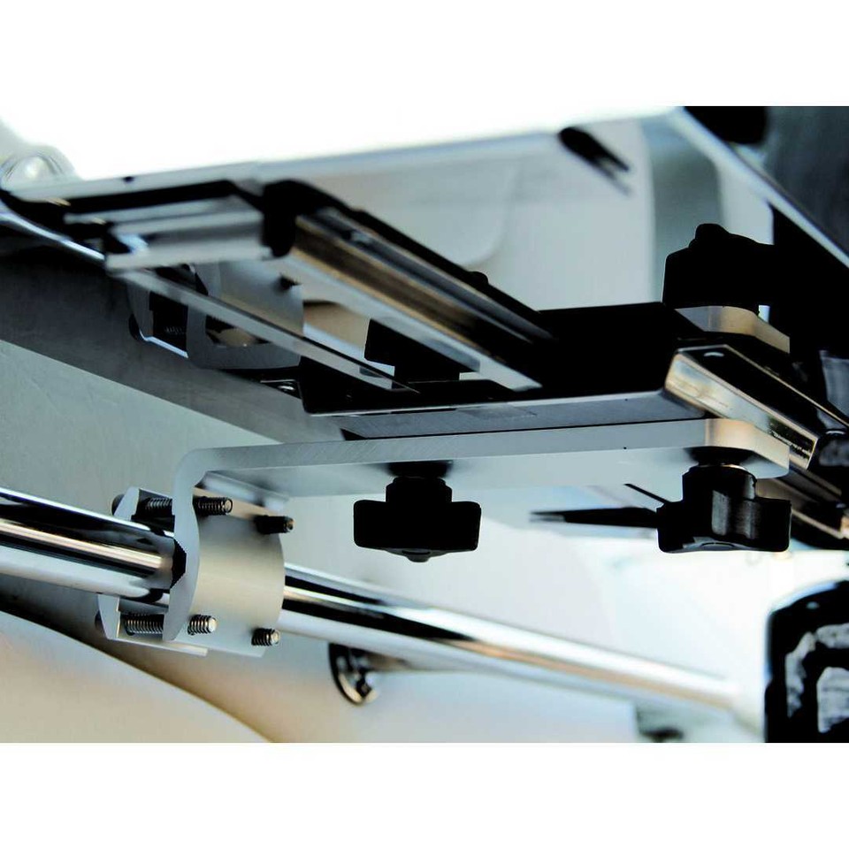 Kuuma Rail Mount 58182 Round Square 7/8" to 1-1/4" Marine Barbecue ...