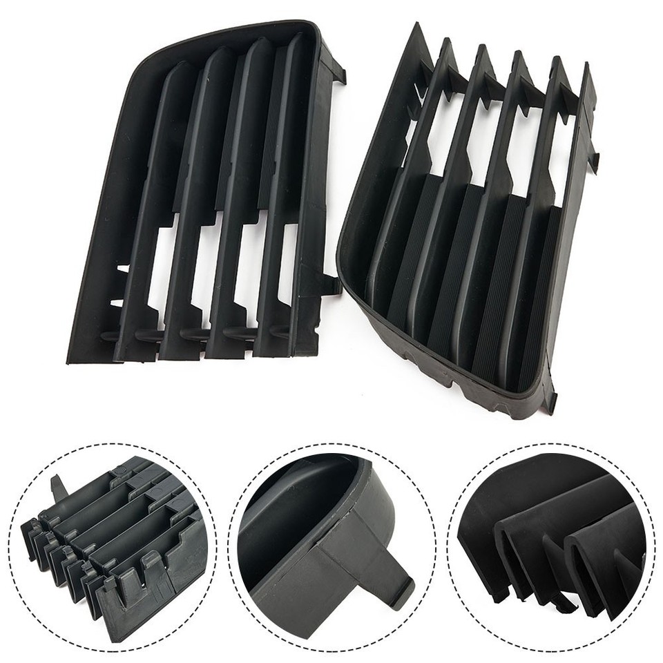 Bumper Grille Covers ABS For Toyota Prius 2004-2009 Front Lower Insert ...