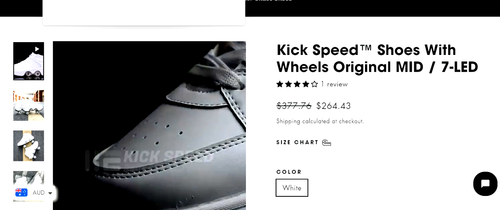 KICK SPEED ROLLER SKATE SHOES WITH LED | eBay