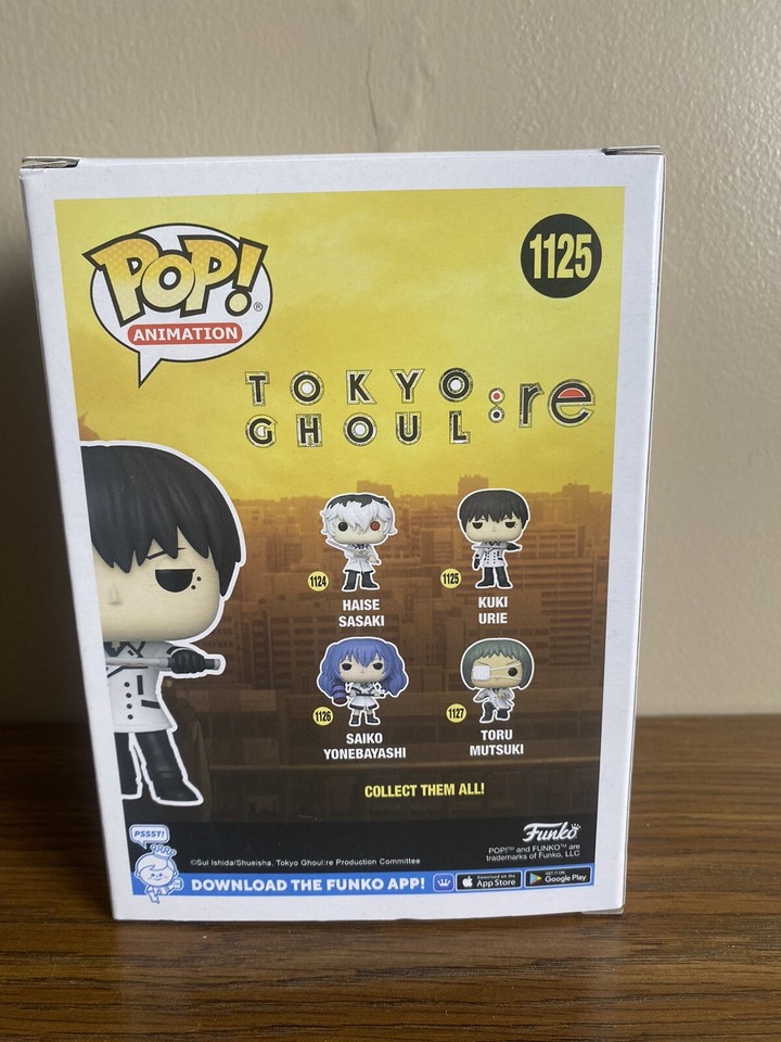 FUNKO POP TOKYO GHOUL:RE GHOUL KUKI URIE #1125 FIGURE 57642 | eBay