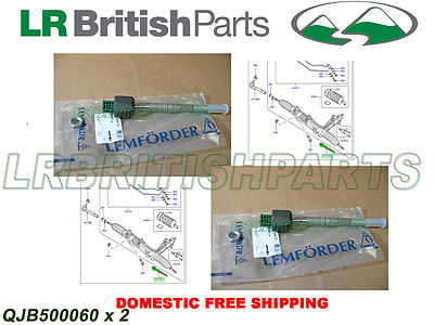 LAND ROVER INNER TIE ROD END RANGE ROVER 03-12 LEMFORDER SET OF 2 ...