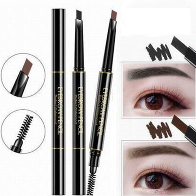 Eyebrow Liner Automatic PENCIL with BRUSH Brow Fine Definition Stereo ...