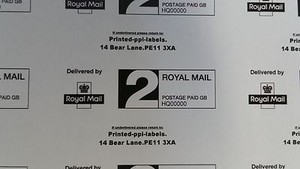 1000 ROYAL MAIL 2nd Class PPI Labels & Return Address or web address | eBay