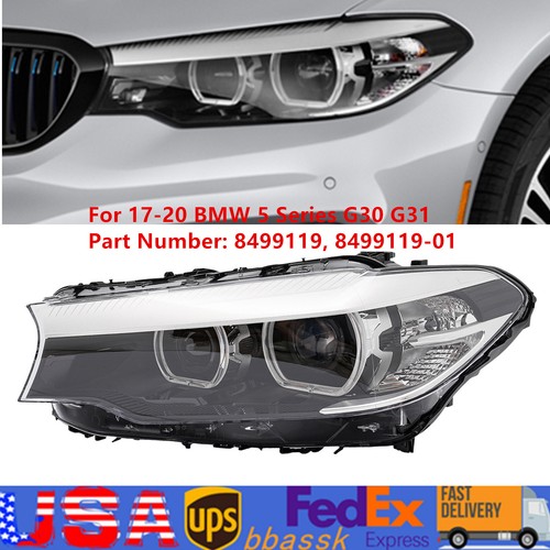 LH Left LED Headlight For BMW 5 Series 2017 2018 2019 2020 G30 G31 530i ...