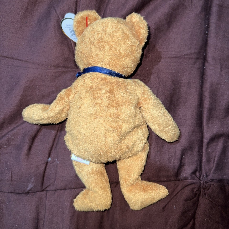 Ty Beanie Baby "FUZZ" The Bear Stuffed Animal Plush Toy 1998 | eBay