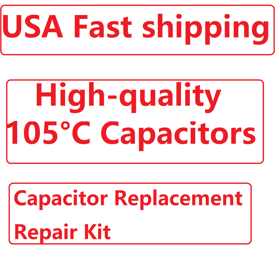 Sega Master System Powerbase Capacitor Repair Kit, Fix no power, sound ...