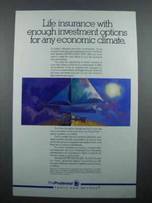 1989 Prudential Life Insurance Ad - Any Climate | eBay