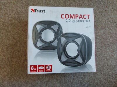 Trust Compact 8 Watt 2.0 speaker set | eBay