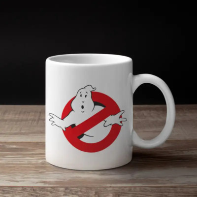 Ghostbusters Coffee Mug, Ghostbusters Logo Mug, Movie Coffee Mug ...