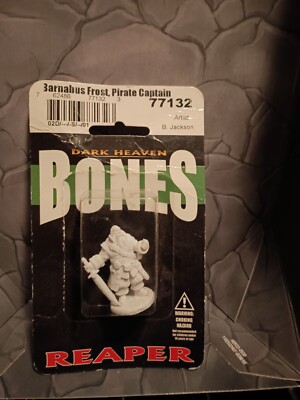 REAPER BONES ~ 77132 BARNABUS FROST, PIRATE CAPTAIN ~ NEW IN PACKAGE | eBay
