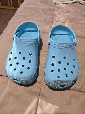 Crocs Classic Blue Girls Youth Clogs Water Shoes 1 / J1 | eBay