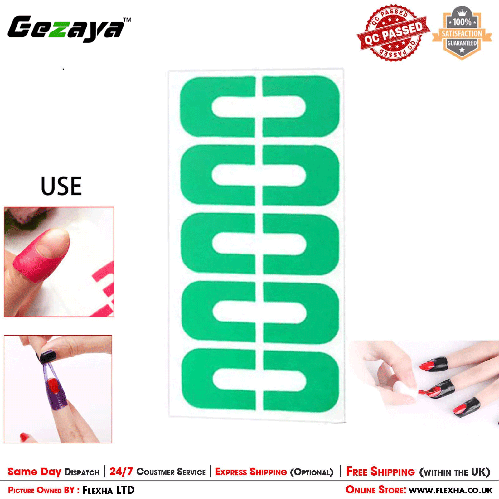 Nail Polish Finger Guard Protector Easy Peel off U-shaped Beauty ...