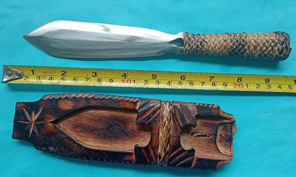 Hinalung spearhead fugao Igorot tribal knife dagger blade hand made ...