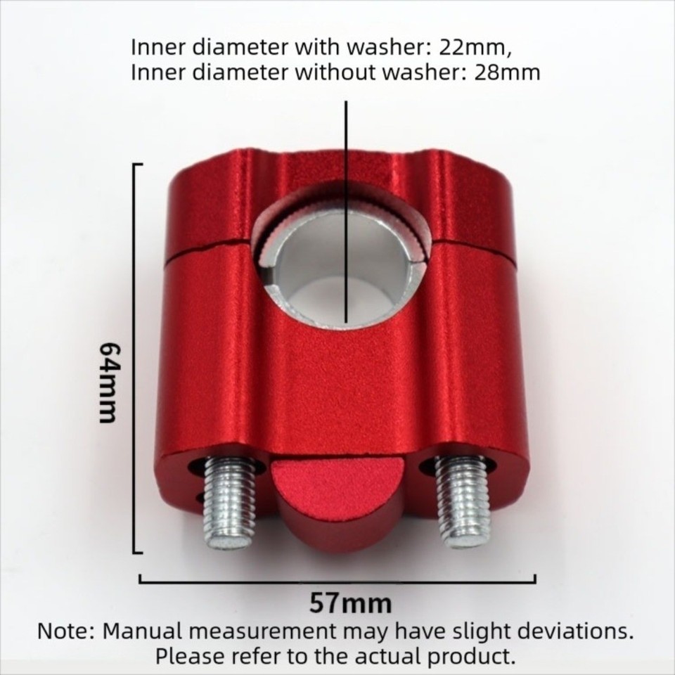 28mm Motorcycle Bar Clamps Motorcycle Handlebar Adapter Motorcycle ...
