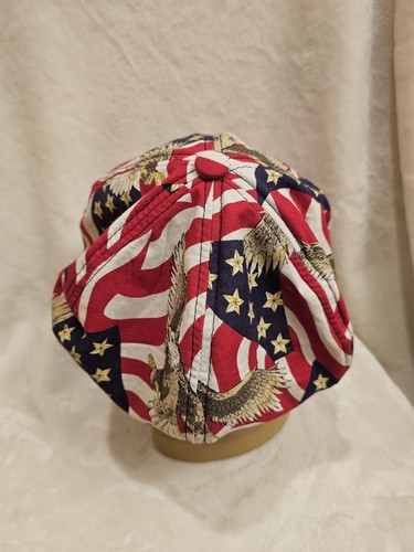 VTG 60 70s American Flag Eagle Newsboy Cabbie Bebop Cap Hat Original ...