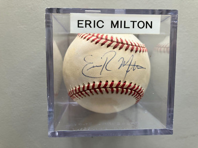 Eric Milton Signed Official Baseball Minn. Twins, Cincinnati Reds (Some ...