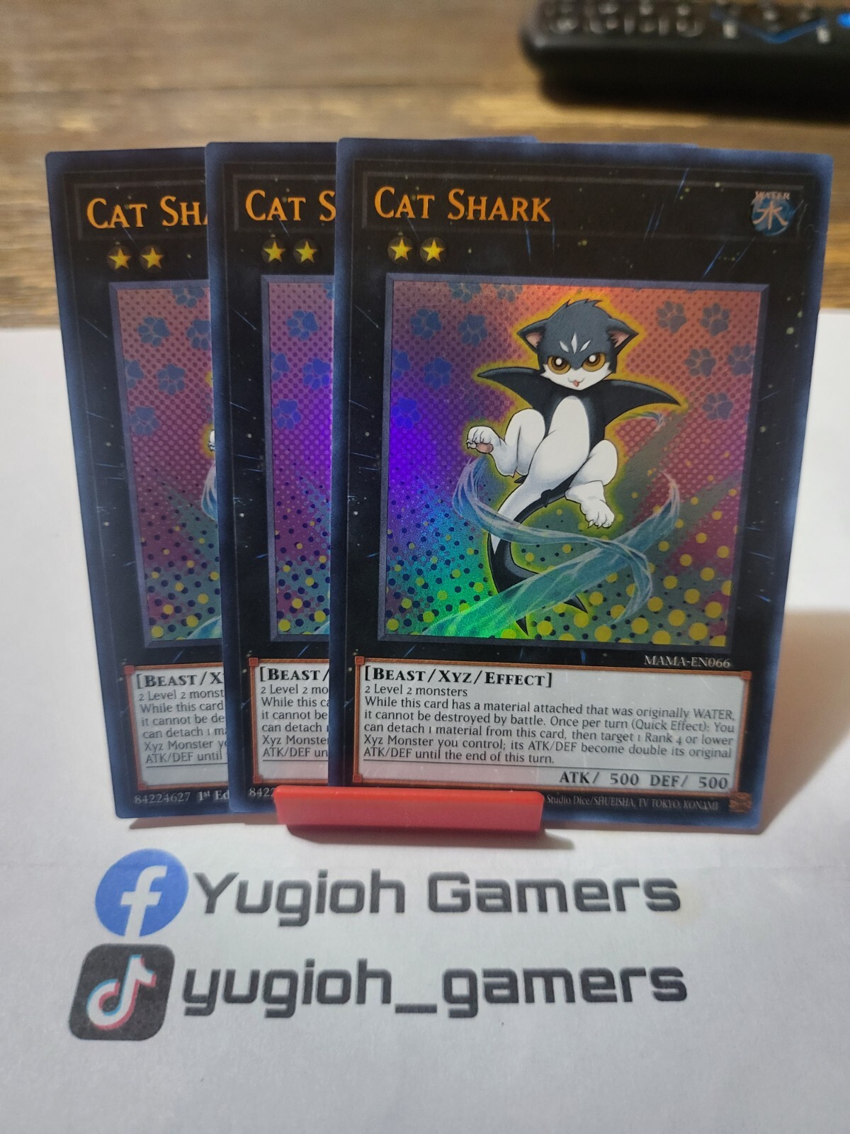 Yu-Gi-Oh Cat Shark X3 MAMA 1st Edition Ultra Rare Light Played | eBay