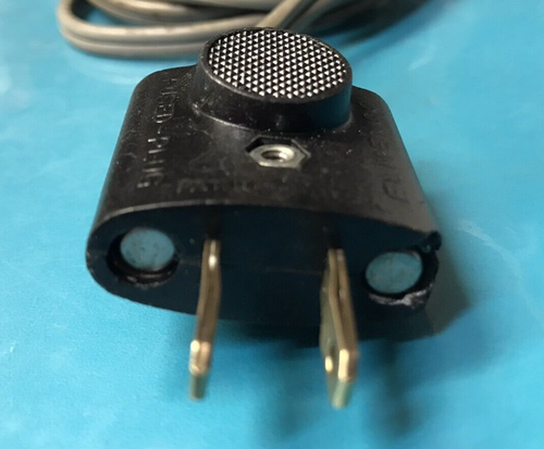 VINTAGE ELMENCO FUSED AC PLUG W/BRASS PRONGS & BAKELITE HOUSING ...