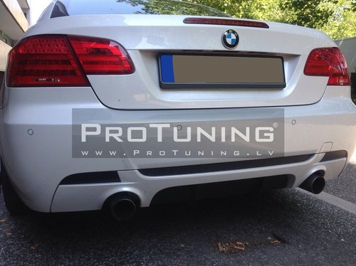 Performance diffuser rear bumper Spoiler Splitter M addon sport for BMW ...
