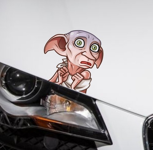 1x DOBBY CAR STICKER PEEKER GRAPHICS,DECALS,VINYL PK28 | eBay UK