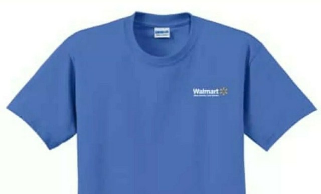 NEW Walmart Associate Employee tee shirt logo uniform Greeter Retiree ...