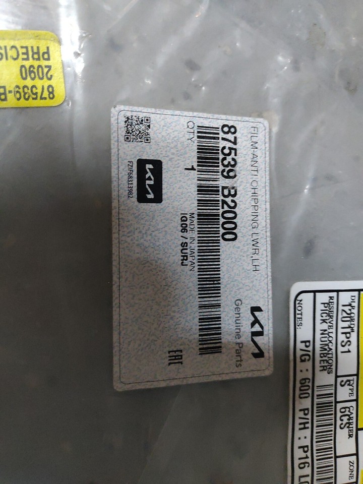 KIA OEM 14-18 Soul Exterior-Stone Deflector Guard Left 87539B2000 | eBay