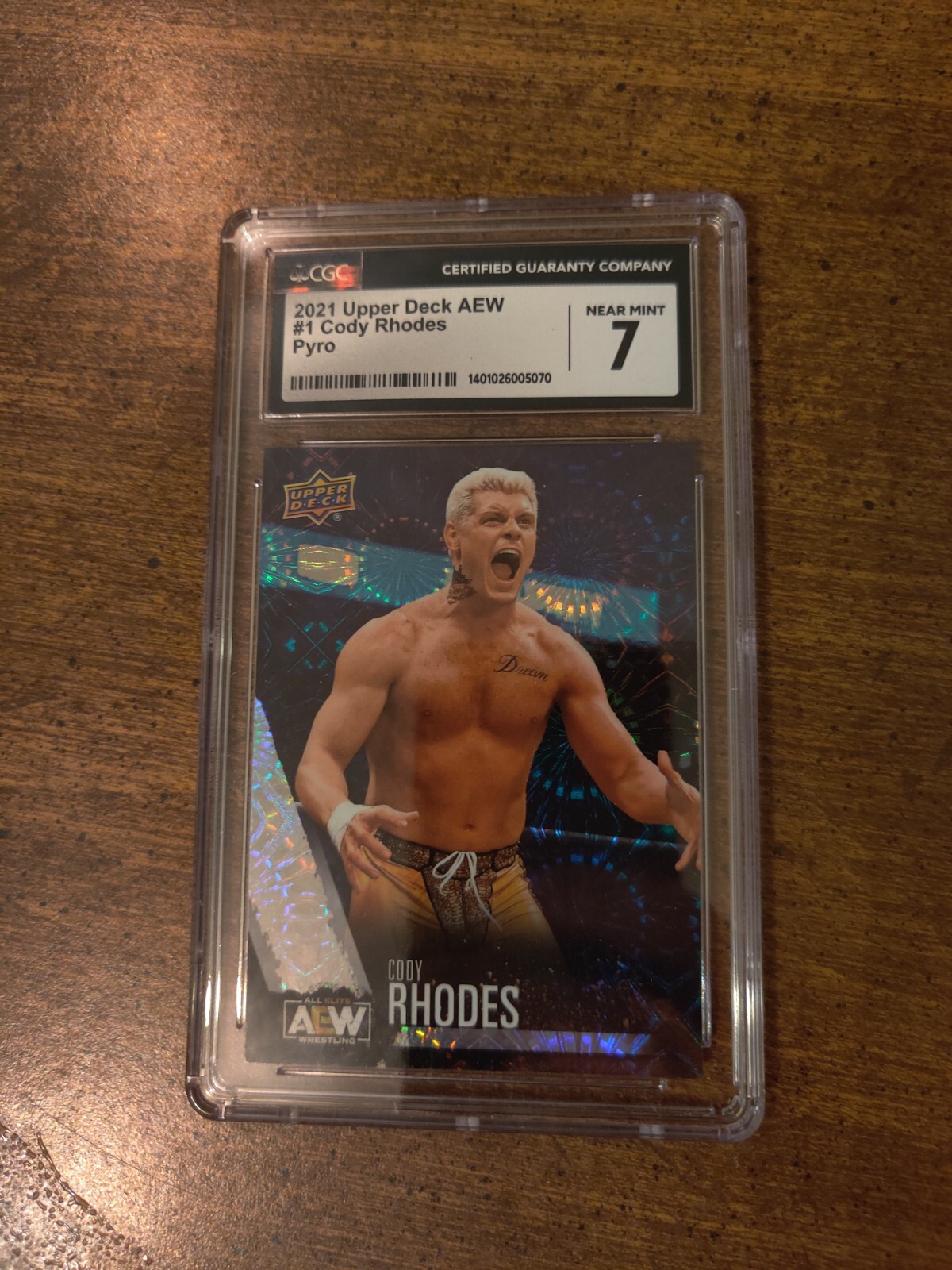 Cody Rhodes CGC 7 AEW Pyro Series 1 | eBay