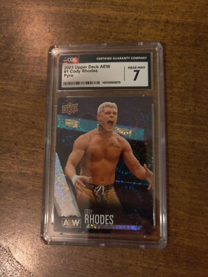 Cody Rhodes CGC 7 AEW Pyro Series 1 | eBay