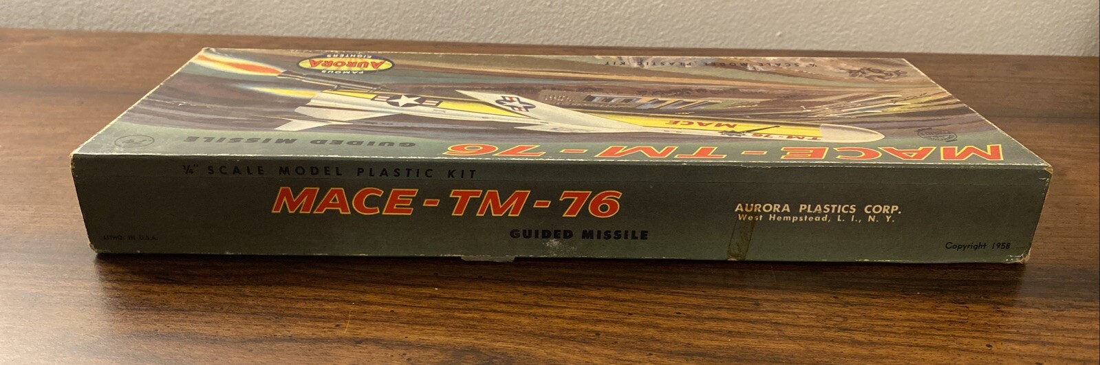 Vintage 1958 Aurora 130-79 Mace-TM-76 Guided Missile Model Plane Kit 1/ ...