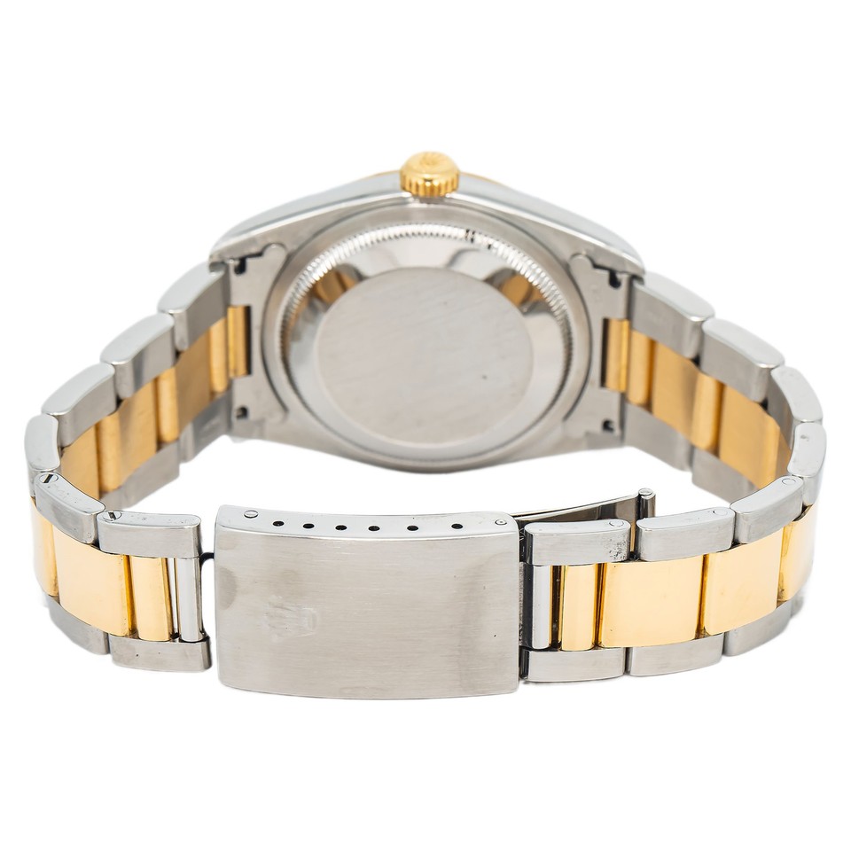 Rolex DateJust 16203 18K Two Tone Yellow Gold Rhodium Dial Auto Men's ...