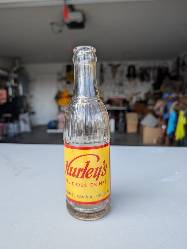 Vintage Rare Hurley's Coca Cola 10oz Glass Bottle 1948 Casper Wyoming ...