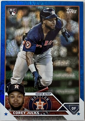 COREY JULKS 2023 TOPPS UPDATE #US228 BLUE FOIL 082/999 ASTROS RC | eBay