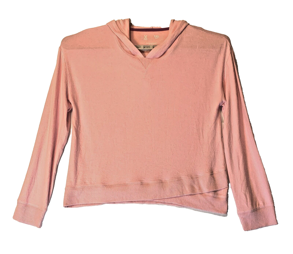 Xersion sweater in size 3XL Pink hoodie long sleeve Super Soft Rayon ...