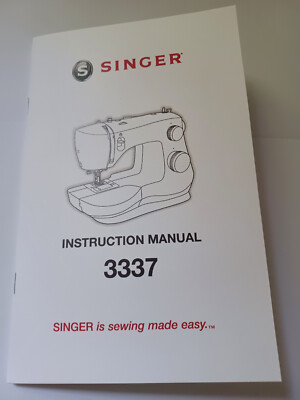 Singer 3337 Instruction Manual for Sewing Machine (reproduction) | eBay