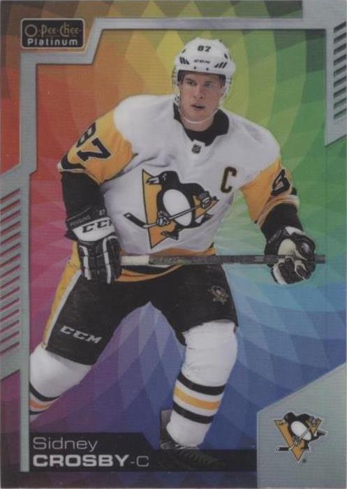 2020-21 O-Pee-Chee Platinum - Sidney Crosby #149 Rainbow Color Wheel ...