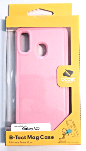 Samsung Galaxy A20 Pink B Tact Magnetic Case Boost | eBay