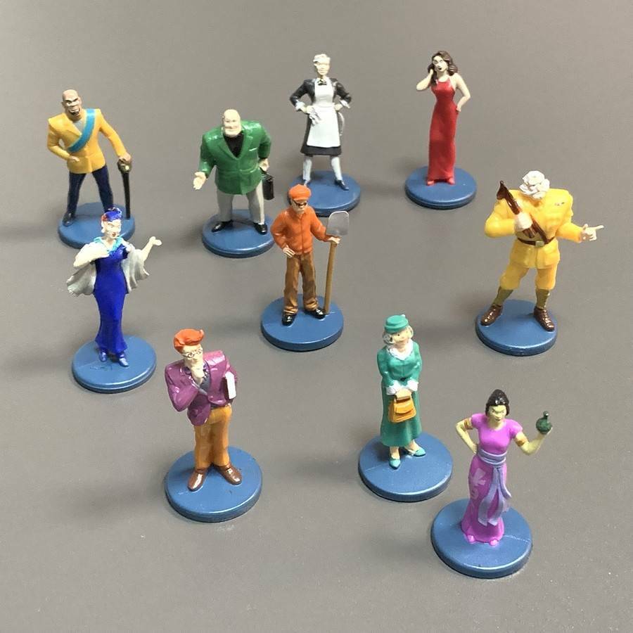 10Pcs Suspects Pieces Tokens Movers Characters Clue Board Game ...