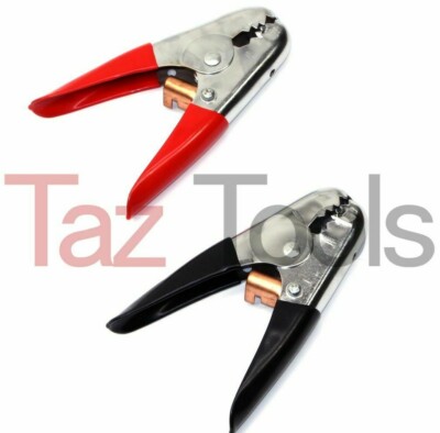 2 Booster Cable Parrot Battery Clamps Replacement Color Code Red Black ...